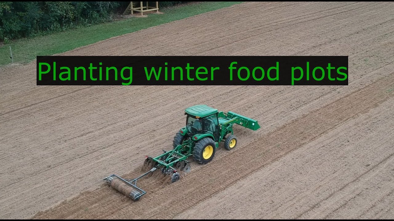 Ep #27 Planting winter deer food plots with the John Deere 4066R - YouTube