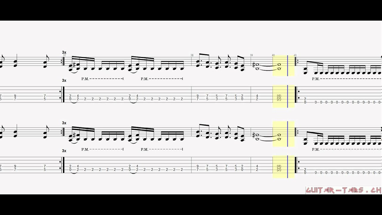 Anthrax Tabs - Gung-Ho - YouTube