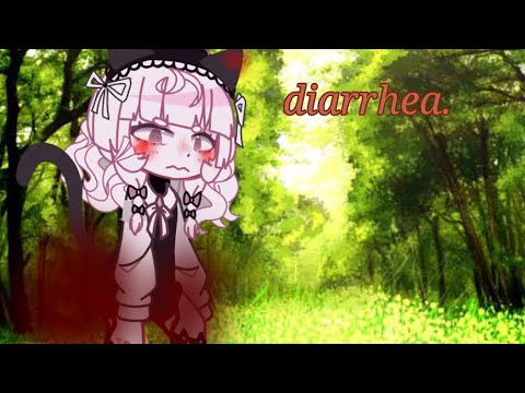 Oh... diarrhea again...(Gacha f art, gacha p oop)