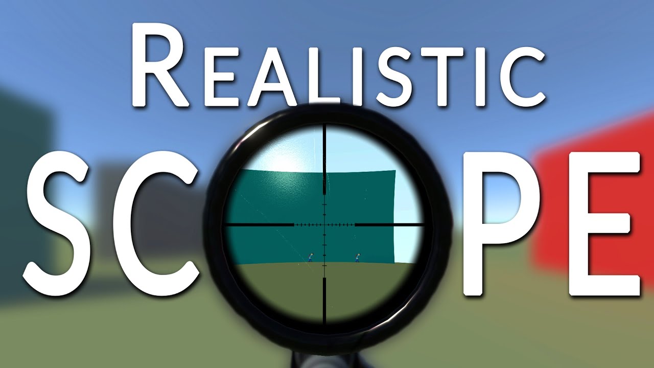 Realistic Sniper Scope Shader Unity Shader Graph Tutorial Youtube 1985
