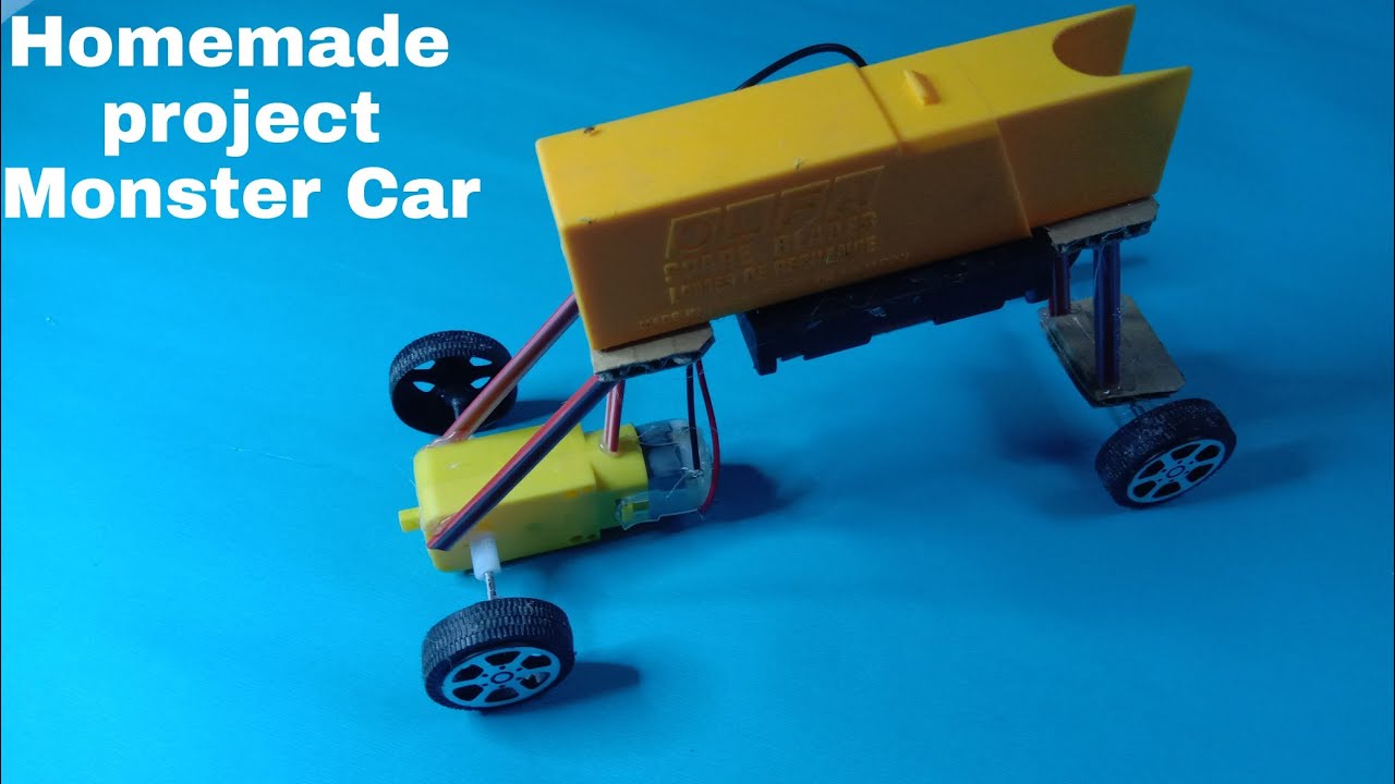 How to make a Monster car? PAANO gumawa ng monster na sasakyan? Toy car ...