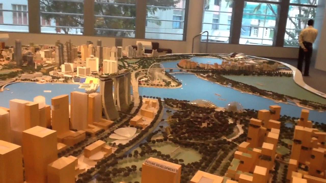 Master plan scale model of Singapore (city) - YouTube