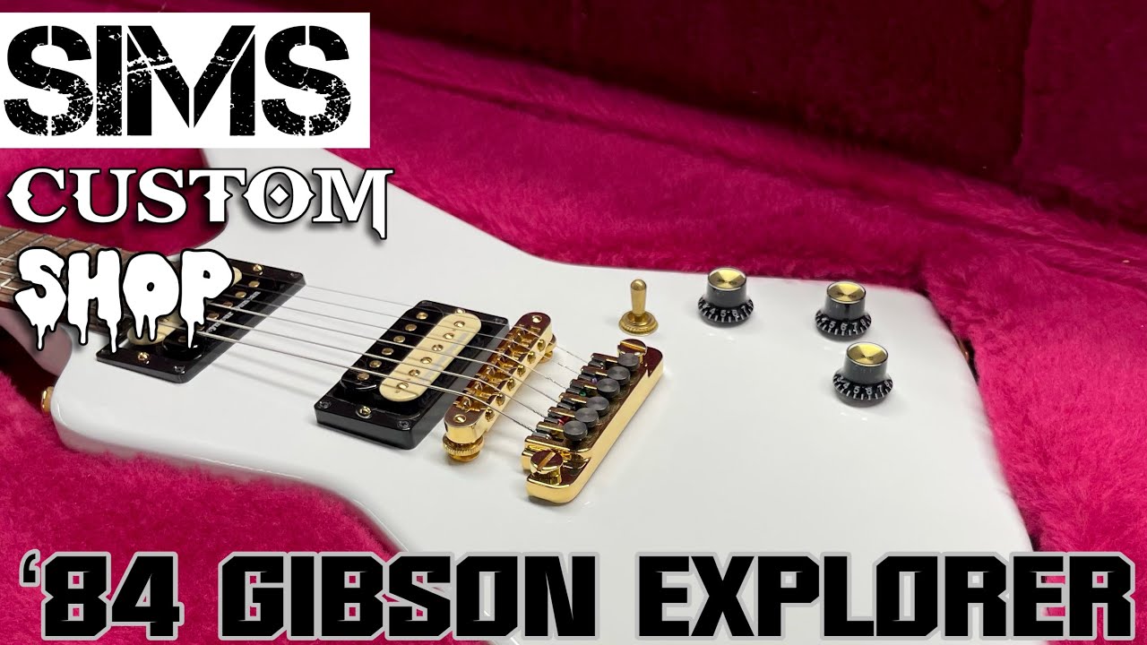 1984 Gibson Explorer restoration by Sims Custom Shop - YouTube