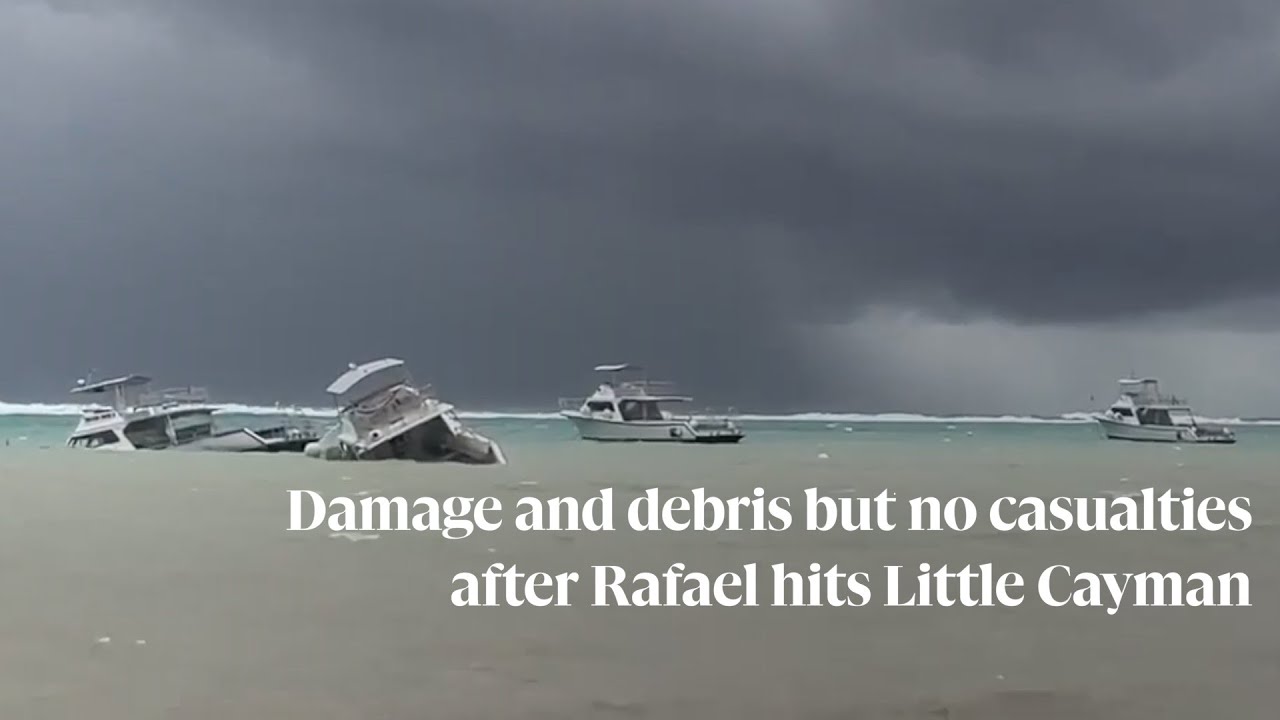 Damage and debris but no casualties after Rafael hits Little Cayman ...