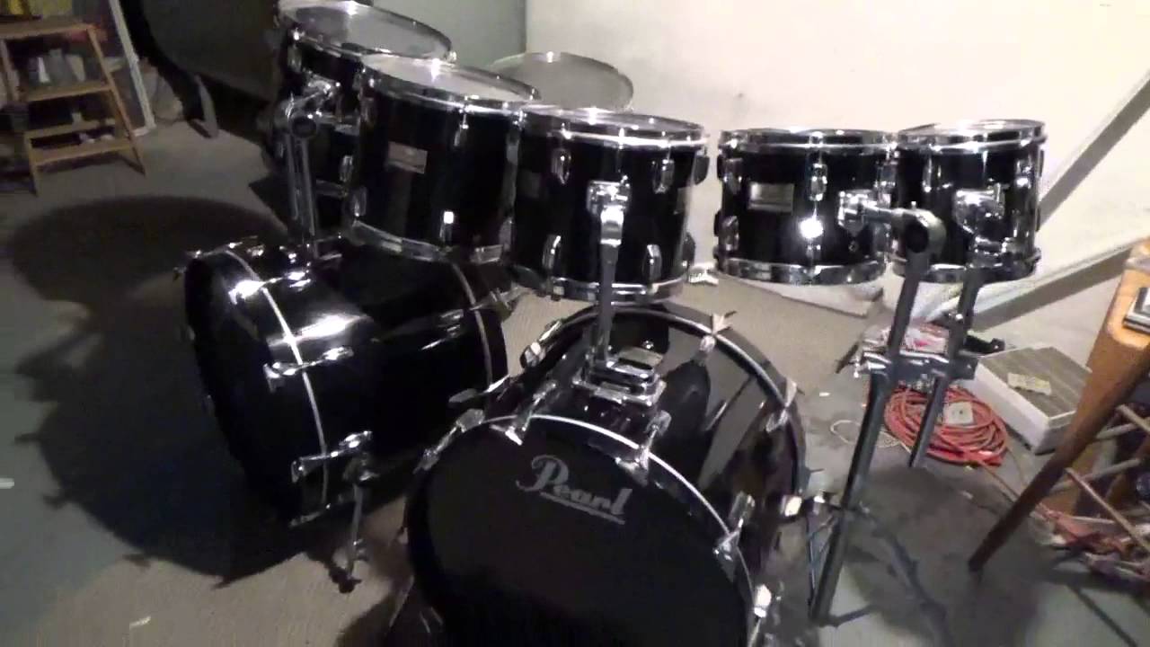 Pearl GLX Super Pro drum kit. 1985. - YouTube