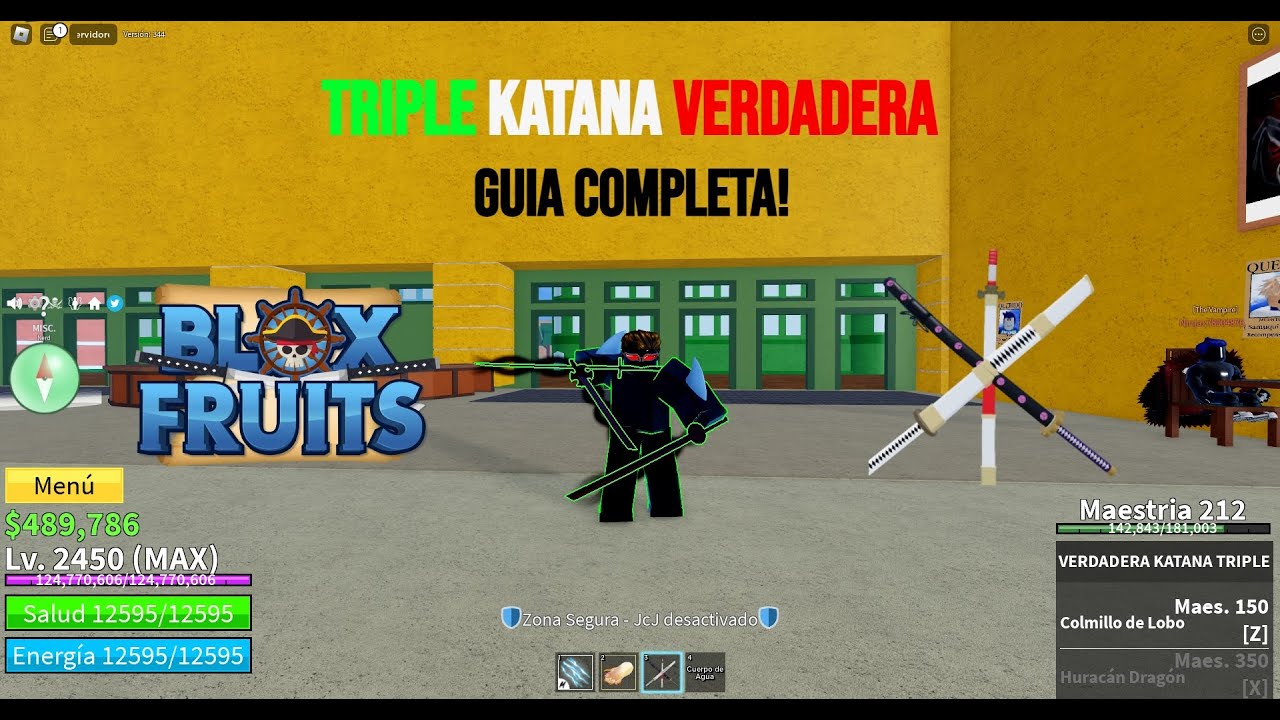 GUIA COMPLETA como conseguir la triple katana verdadera en blox fruit ...