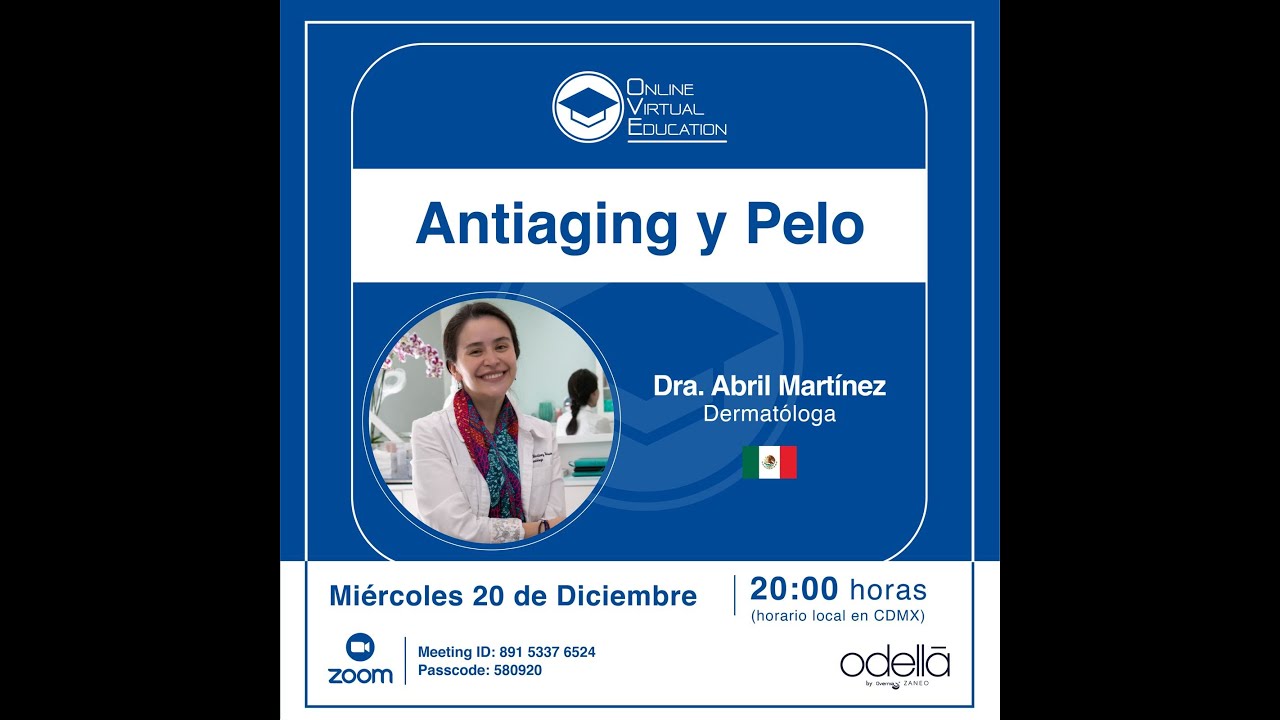 Anti-Aging y pelo - Dra. Abril Martínez - YouTube