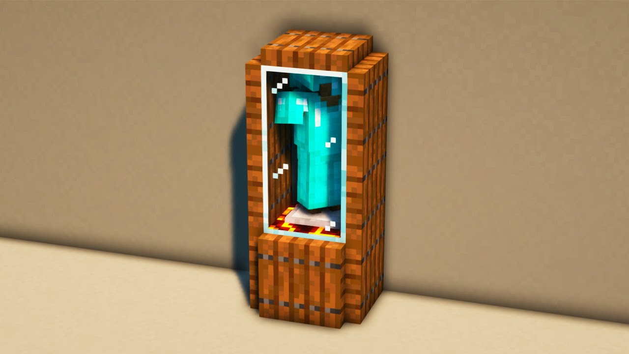 Armor Under Glass In Minecraft - YouTube