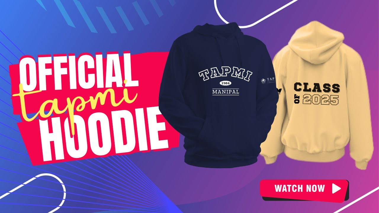 TAPMI Batch '25 Official Hoodie Promo - YouTube