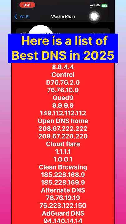 Setup DNS Setting ON iPHONE (iOS) New best dns 2025 #iphone #dns #apple #topdns #computer - YouTube