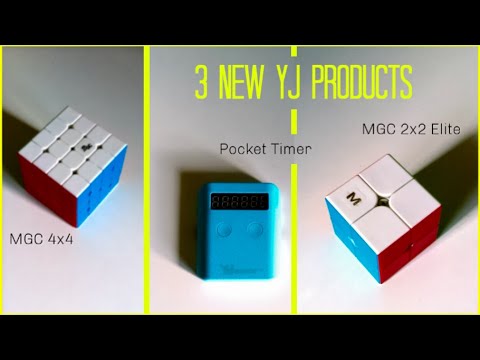 3 New YJ Products! | YJ Pocket Timer, MGC 2x2 Elite, MGC 4x4 - YouTube
