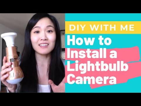 Light Bulb Camera Wireless 360 Degree Panoramic IP Camera Review - YouTube