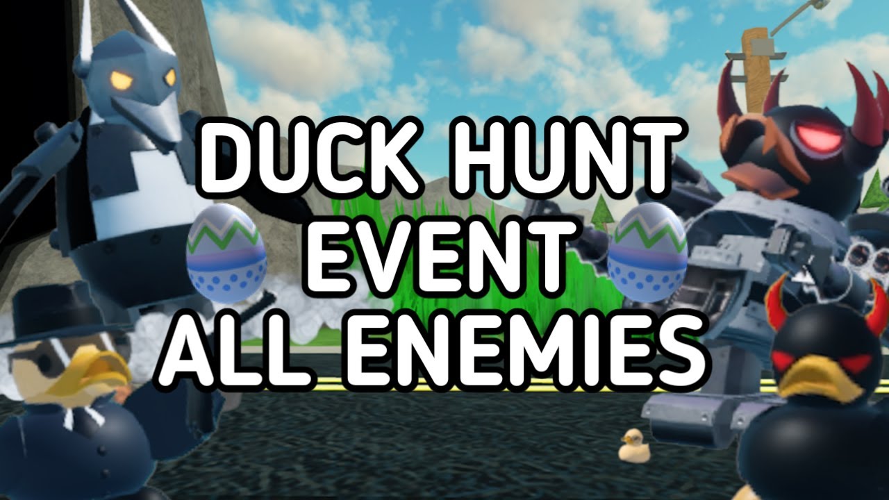 Duck Hunt Event All Enemies (Tower Defense Simulator) - Roblox - YouTube
