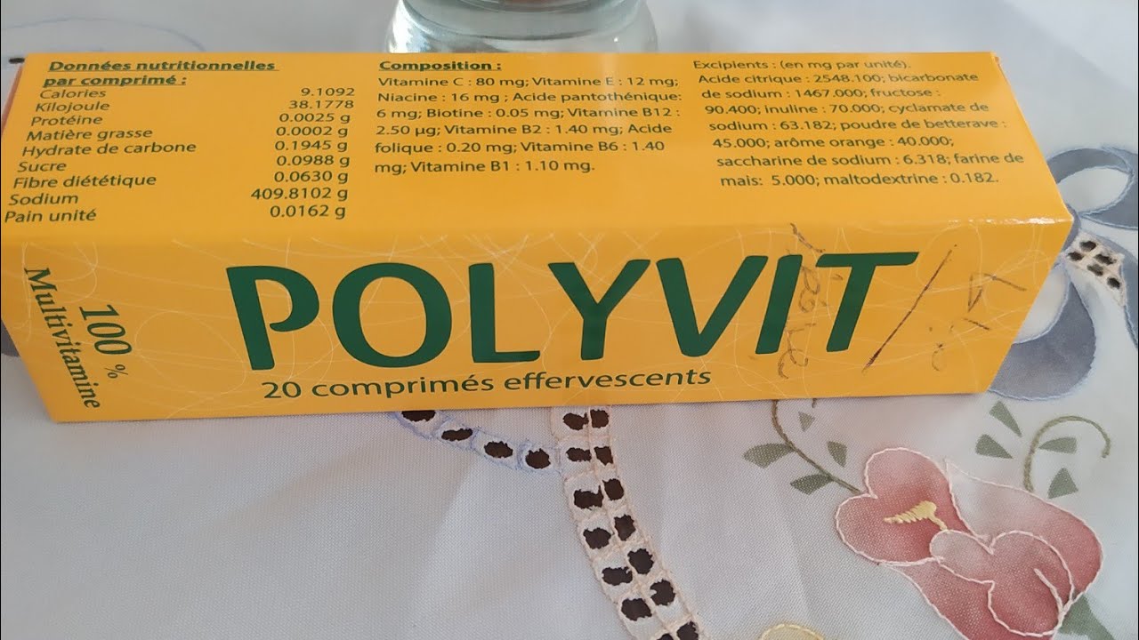مكمل غذائي polyvit غني بالفيتامين سي والفيتامينات - YouTube
