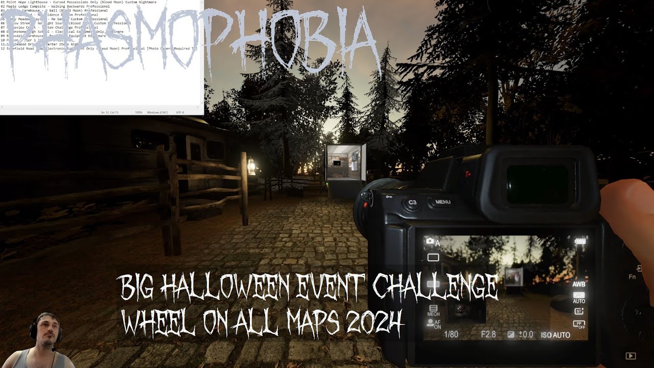 Phasmophobia Big Halloween Event Challenge Wheel On All Maps 2024 - YouTube