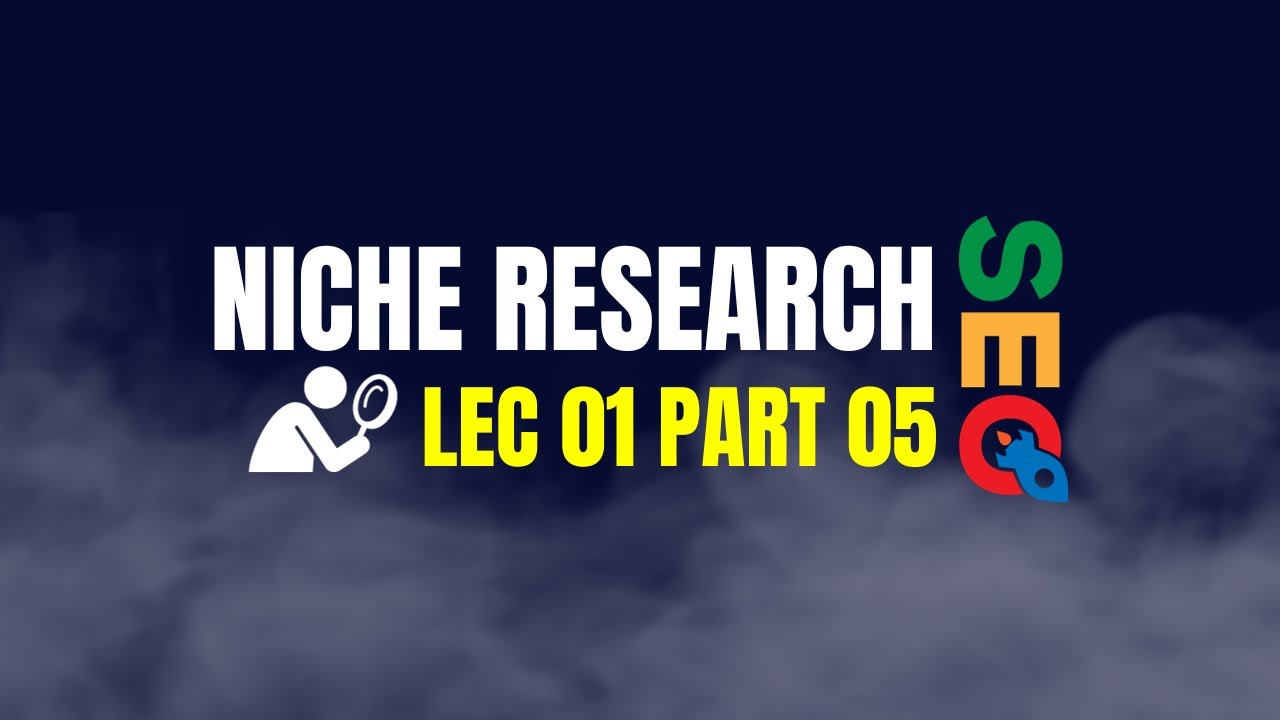 Micro Niche + Top 10 Site Method (Lect 1 Part 5) - YouTube