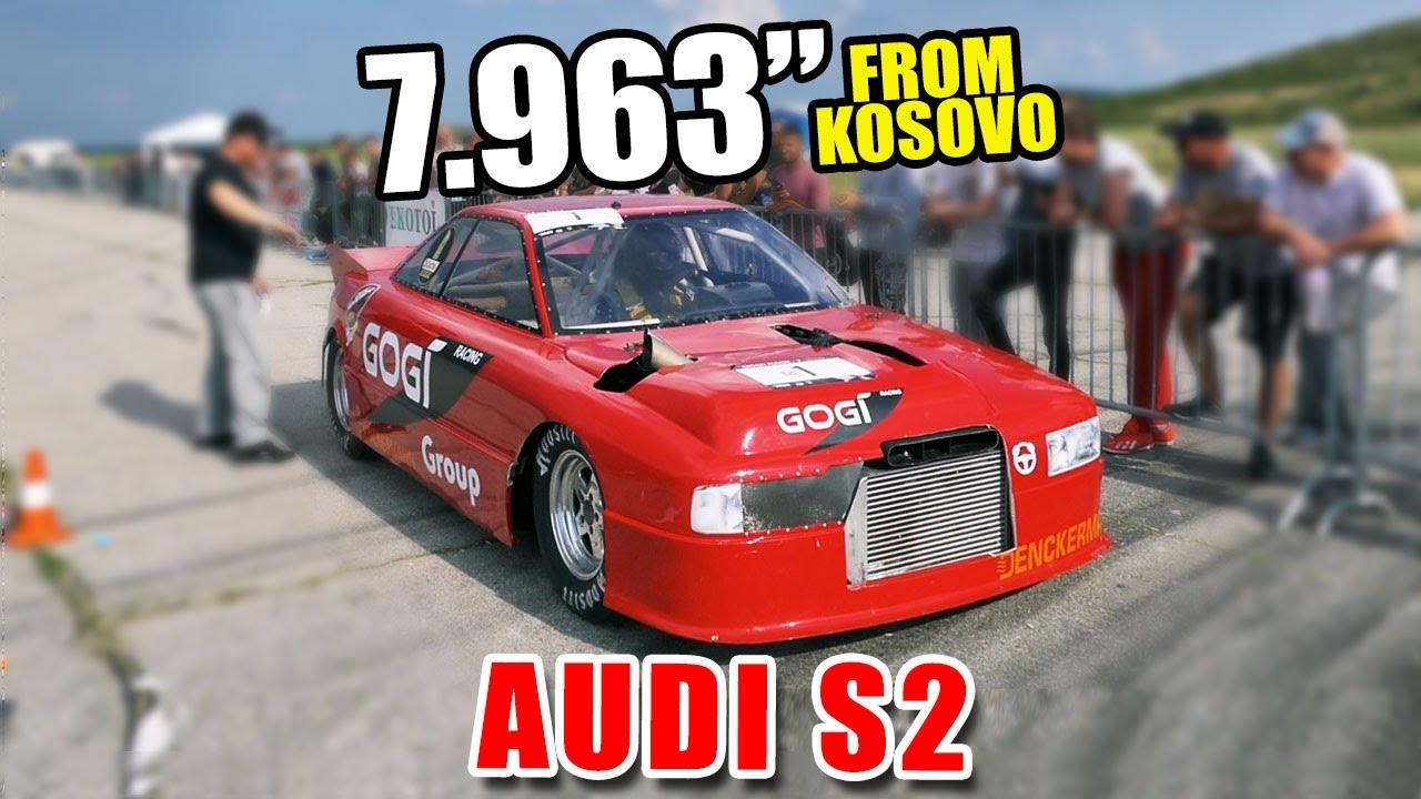 Red Audi S2 enters 7sec club !! | Autokinisimag - YouTube