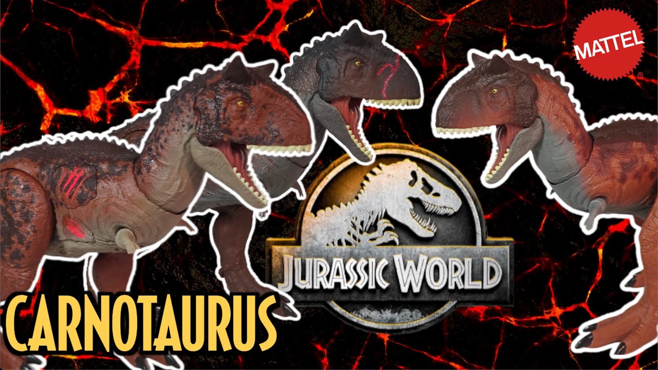 MEJOR CARNOTAURUS de JURASSIC WORLD de MATTEL | COMPARACIÓN CARNOTAURUS - YouTube