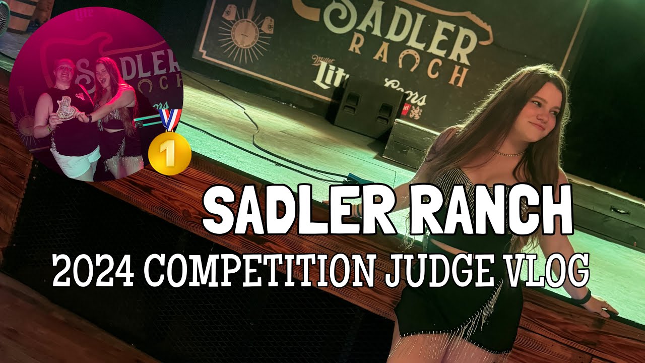 Come Judge a Line Dance Competition With Me Vlog | 2024 Sadler Ranch ...