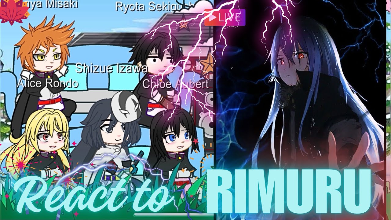 Rimuru Tempest students react to Rimuru Tempest Sensei | got ...