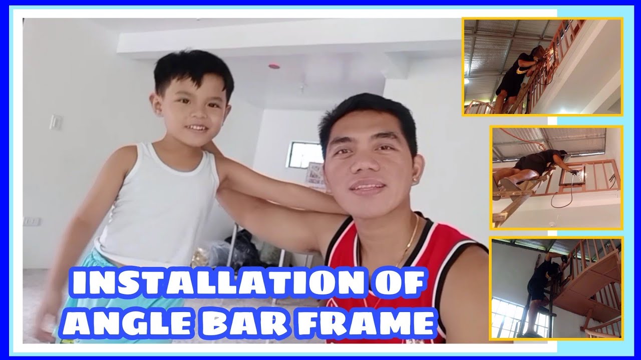 Installation of Glass Panel Frame #weldingworks #creacezion - YouTube