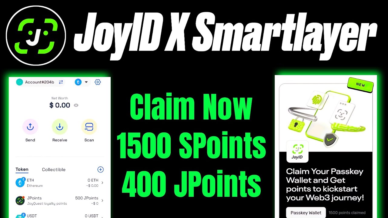 JoyID Wallet Airdrop | Smartlayer Airdrop Update | Smartlayer Token Airdrop | JoyID Airdrop ...
