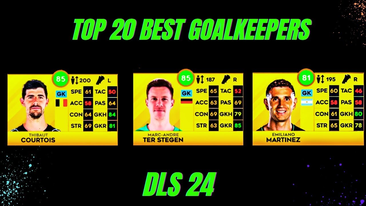 |TOP 20 BEST GOALKEEPERS|DLS 24| - YouTube