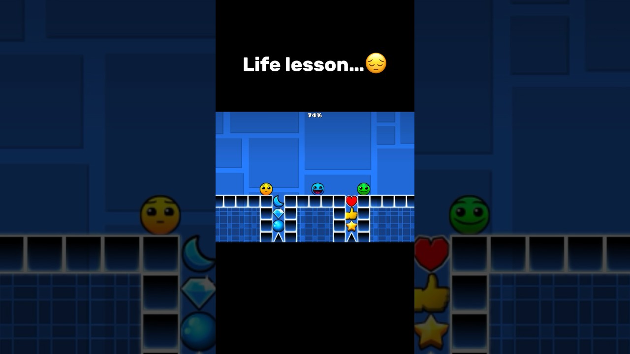 Geometry life lesson… #geometrydash - YouTube