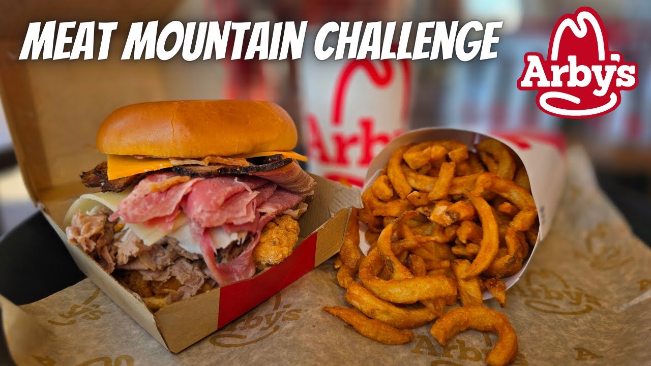 Arby's MEAT MOUNTAIN Speed Challenge - YouTube