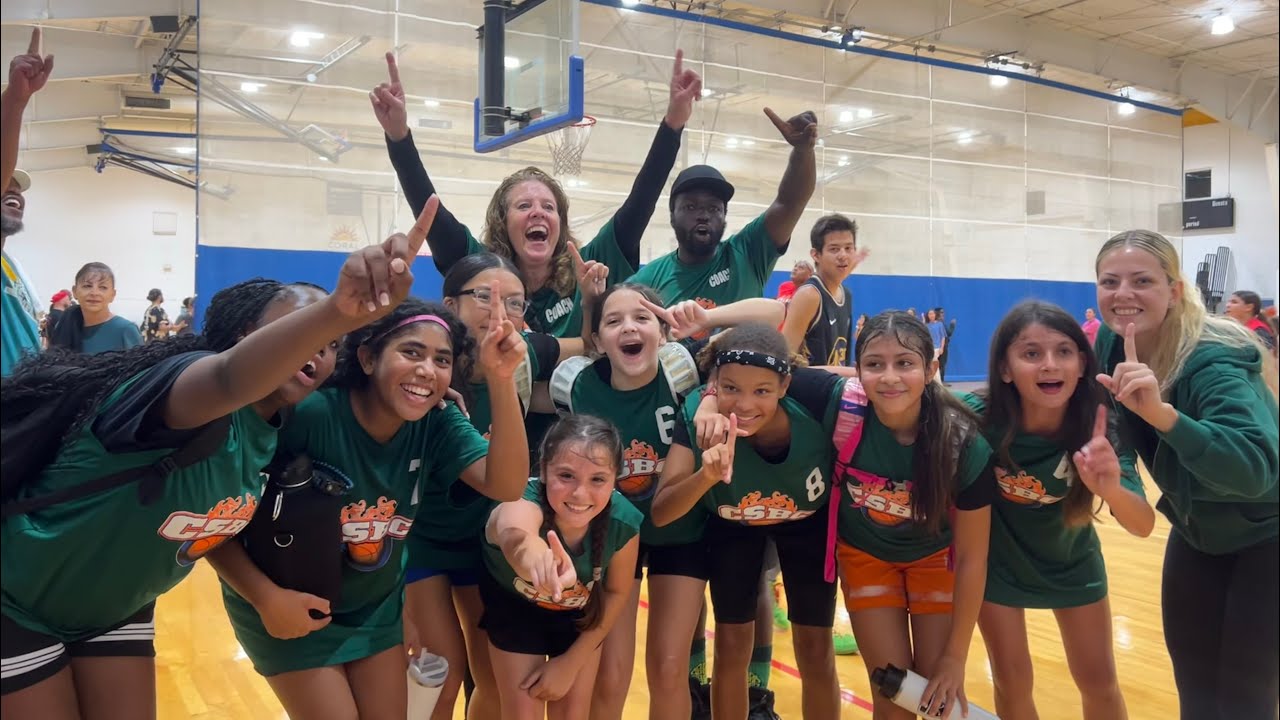 CSBC GIRLS JV SUMMER 2024 basketball championship green vs white august ...