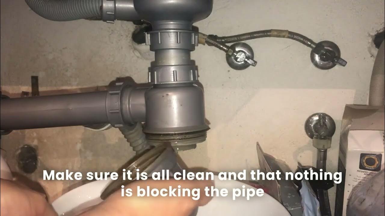 How to simply unclog sink (without tools). Part 2. - YouTube