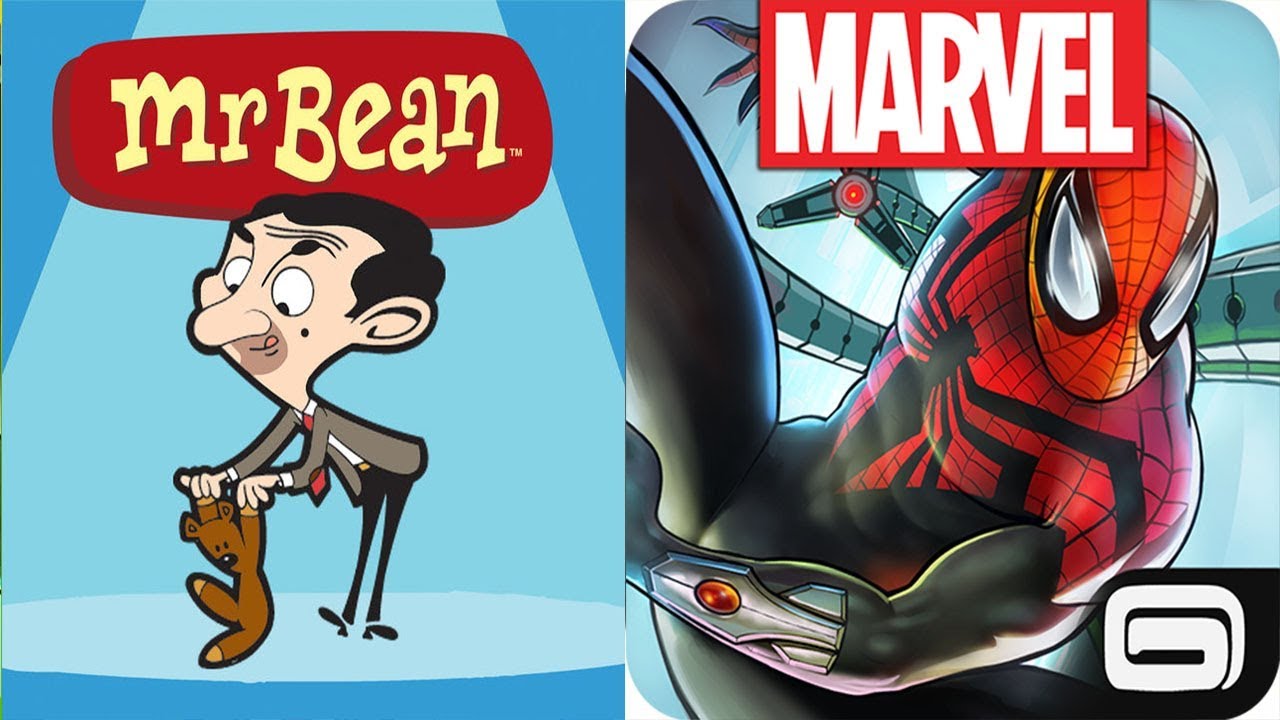 Mr Bean Around the World vs spider-man unlimited || Android iPad iOS ...