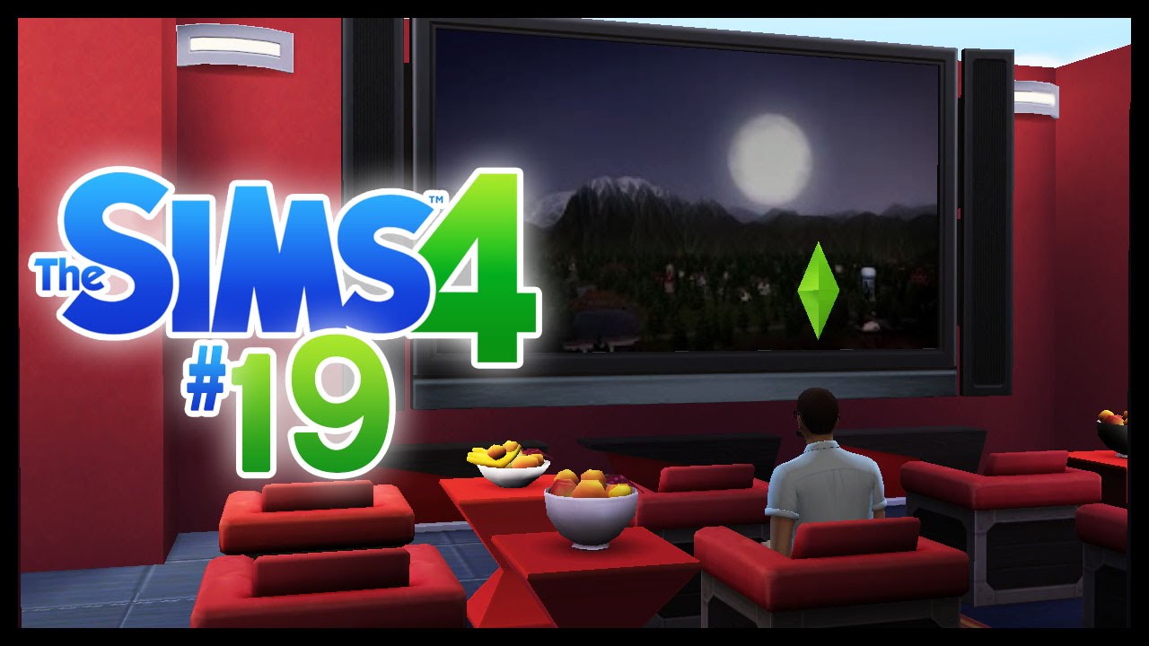HOME CINEMA - The Sims 4 - EP19 - YouTube