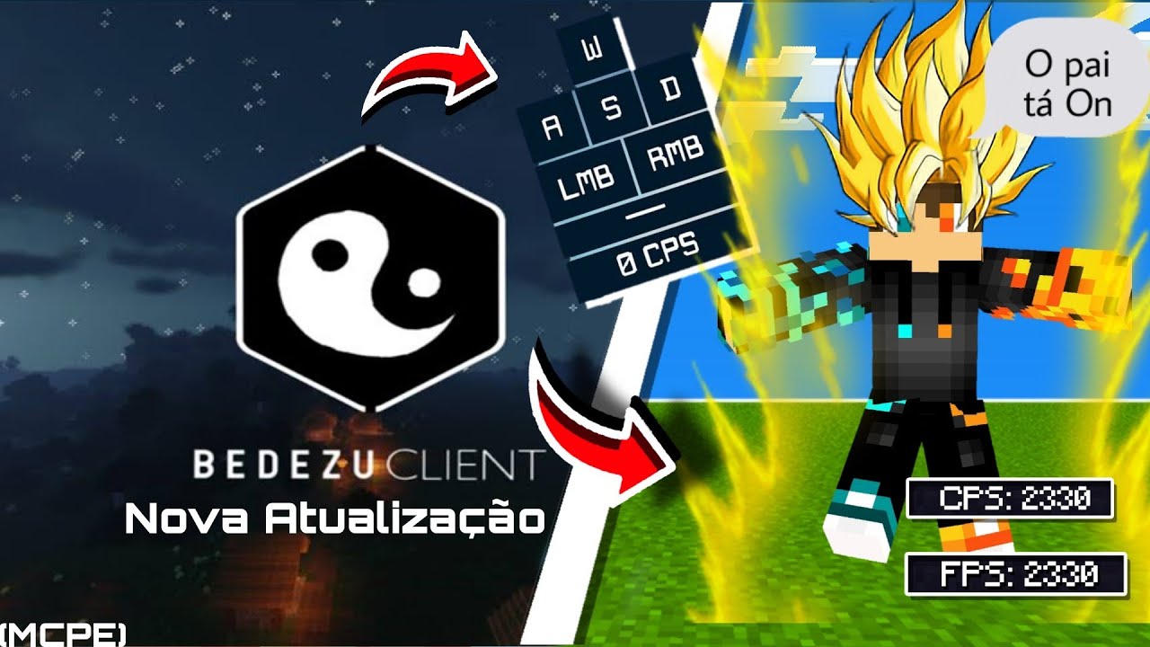 BEDEZU CLIENT 8.0 | Nova Atualização | (1.18.2) | MCPE - YouTube