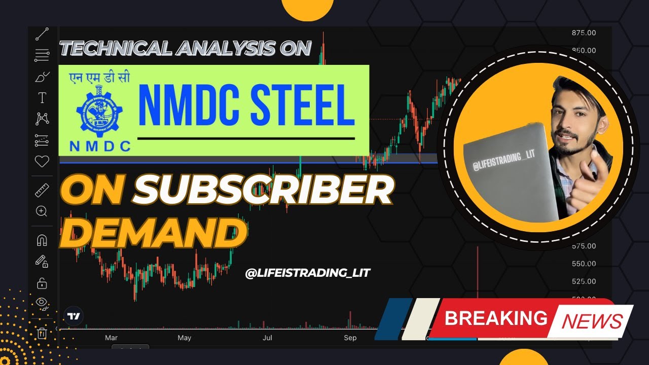 NMDC STEEL || 22Feb || Technical Analysis || Stock In Momentum || LifeIsTrading_LIT - YouTube
