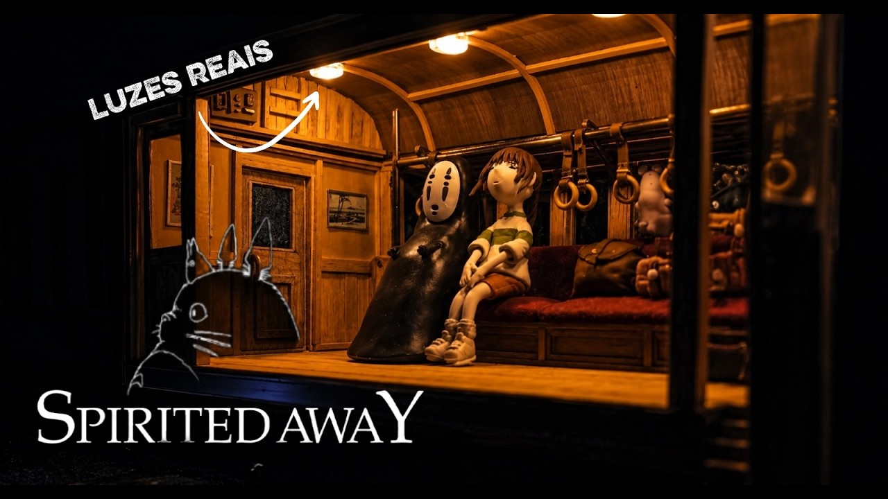 Fiz o trem de "A Viagem de Chihiro" - Spirited Away - Ghibli - Clay ...