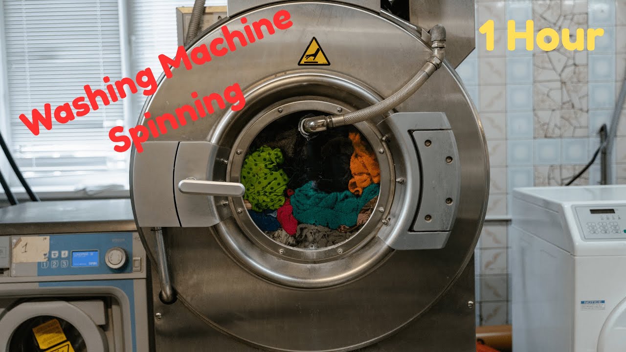 Washing Machine Spinning Sound ONLY 1 Hour | Fall Asleep | Relaxing ...