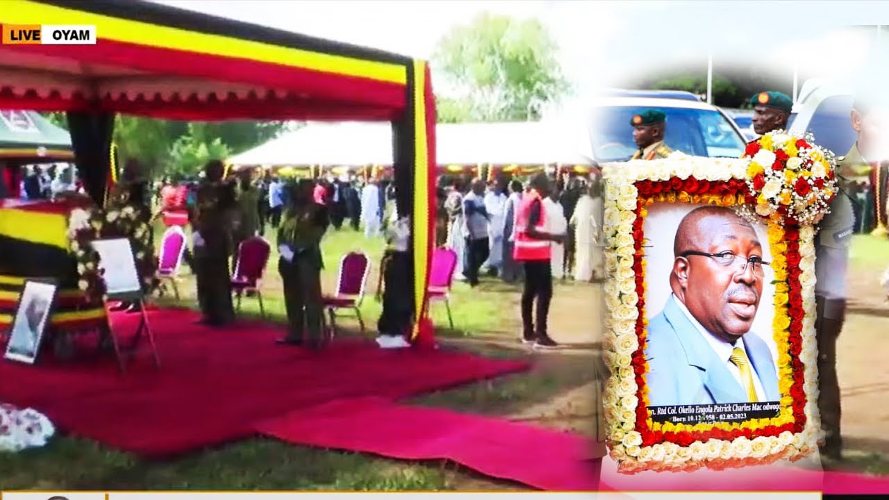 HAPPENING NOW -THE SEND OFF OF RTD. COL. CHARLES OKELLO ENGOLA IN OYAM ...