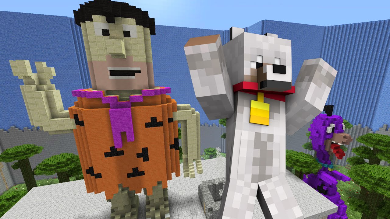 Minecraft Xbox Hide N Seek - The Flintstones! - YouTube