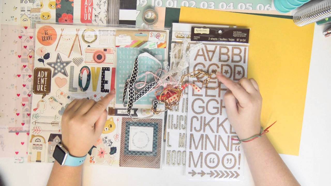 Stash Busters ~ DIY Scrapbook Kit - YouTube