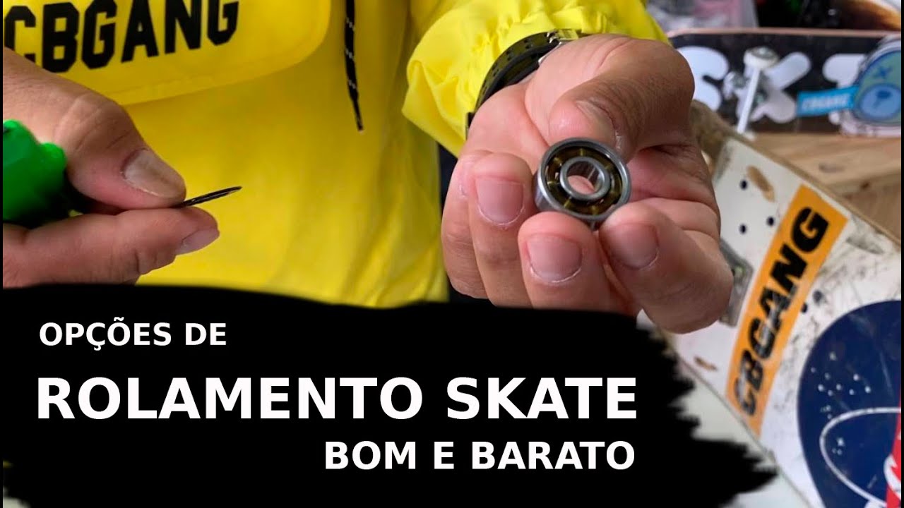 Escolhendo rolamento skate bom e barato - cbskateshop.com.br - YouTube