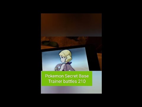 Pokemon Secret Base Trainer battles 210 - YouTube