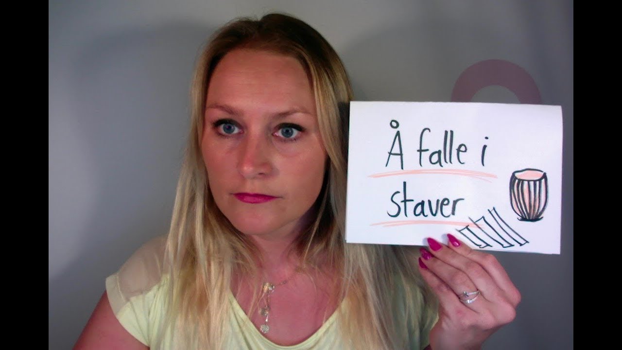 Video 355 Idiom nummer 54 Å falle i staver - YouTube