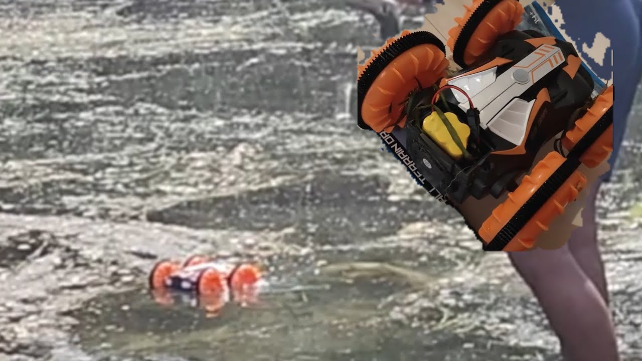 RC Amphibious Remote Tank fastest unboxing and test on lake part 1 ...