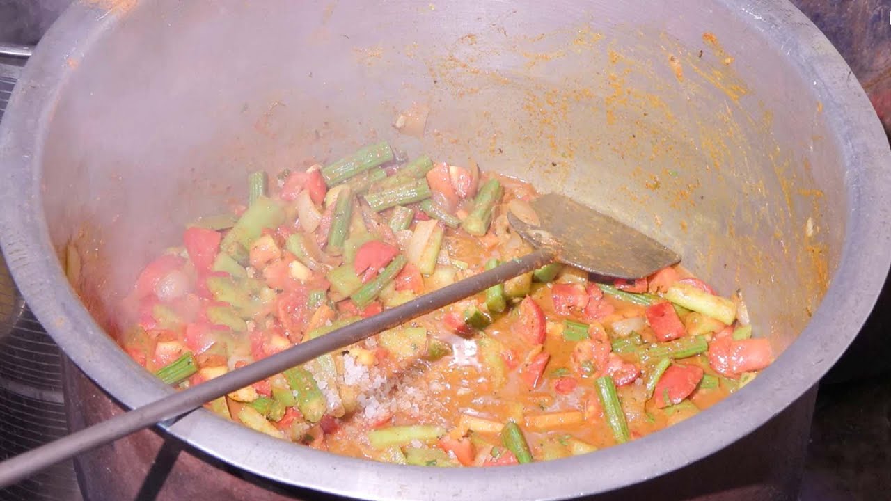 Hotel Style Sambar Cooking Recipe | South Indian Food Recipes | Village ...