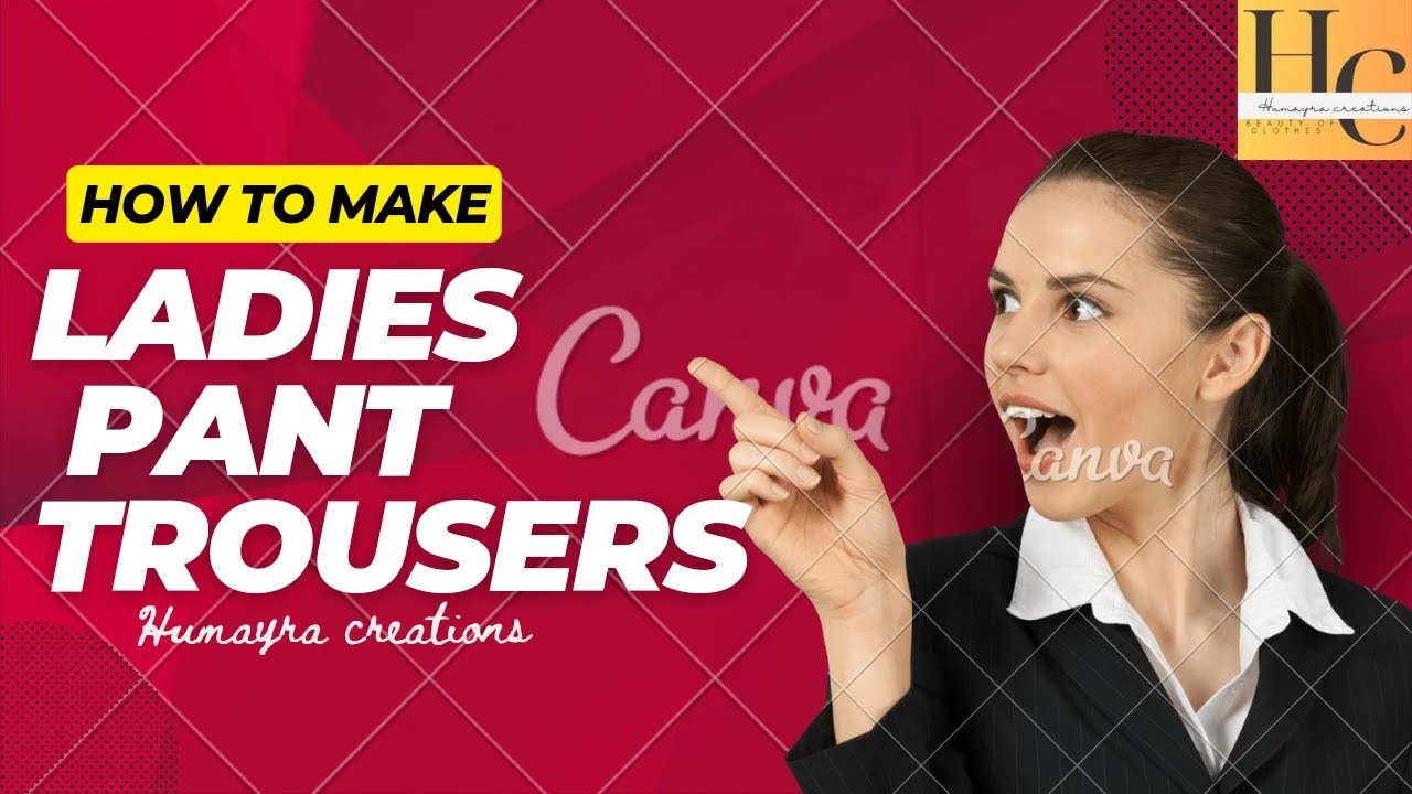 How to make ladies pant / trousers ☺️☺️☺️ - YouTube