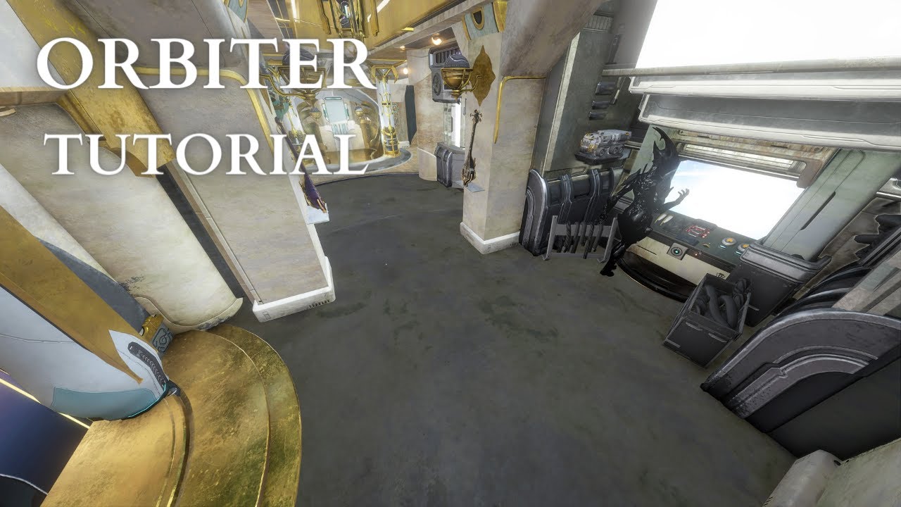[Warframe] Orbiter Tutorial - Charcoal Flooring - YouTube
