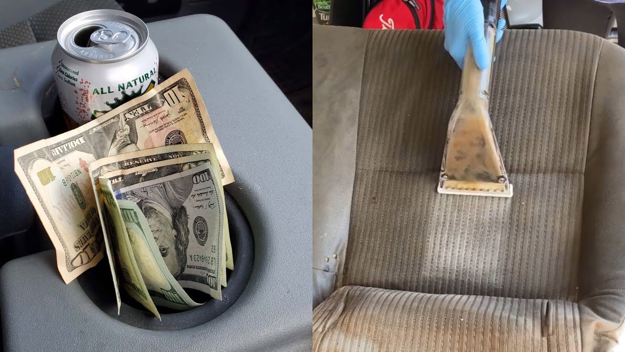 DEEP CLEANING A FILTHY CAR | FULL CAR DETAILING AND INCREDIBLE Vehicle ...