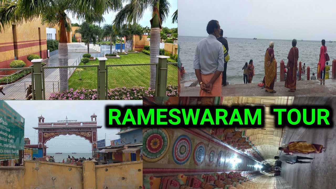 RAMESWARAM TOUR 💚 TOUR Vlog Rameswaram Thirtham, Ramar patham, Dr. APJ ...