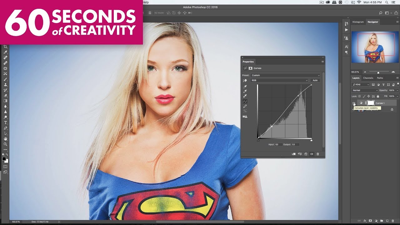S Curve In Photoshop 60 SECONDS Of CREATIVITY YouTube S Curve In Photoshop 60 SECONDS Of CREATIVITY YouTube